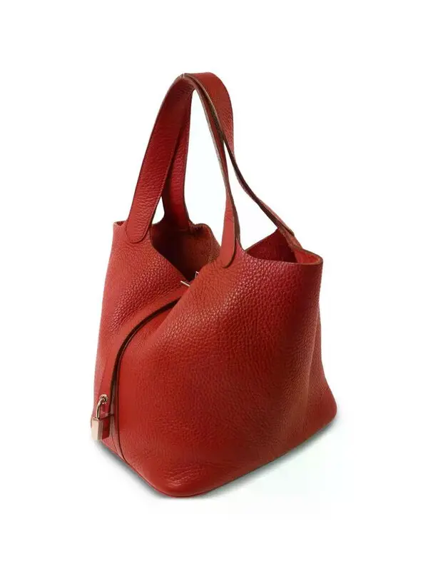 Hermès 2014 Mm Picotin Tote Bag - Red