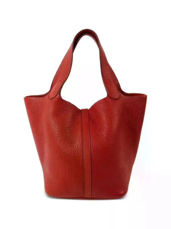 Hermès 2014 Mm Picotin Tote Bag - Red