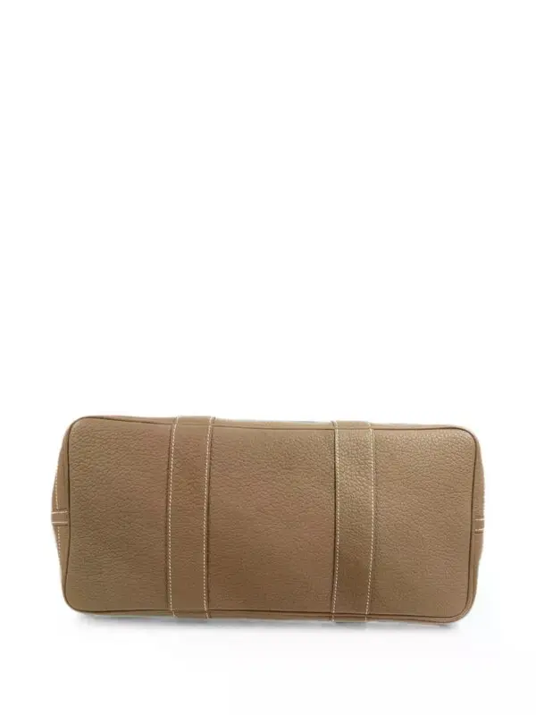 Hermès Pm Garden Party Calfskin Handbag - Brown
