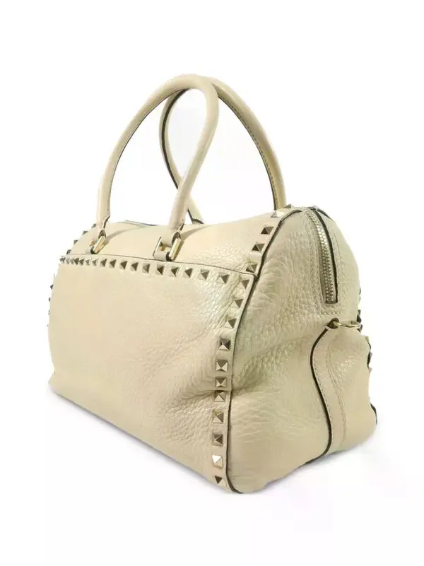 Valentino Garavani Rockstud Shoulder Bag - Neutrals