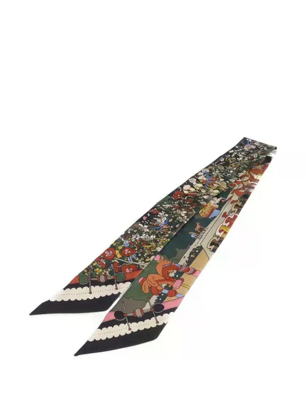 Hermès Pony Pit Stop Twilly Scarf