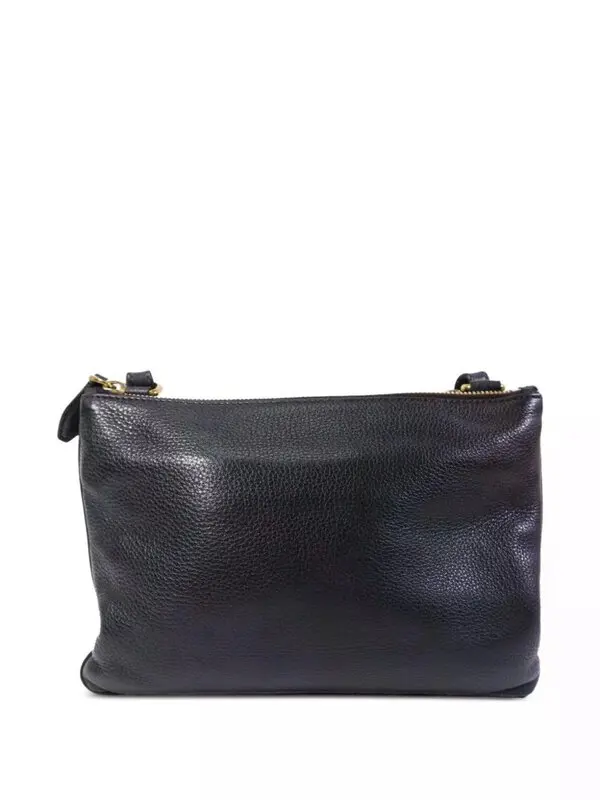 Prada Logo-appliqué Leather Shoulder Bag
