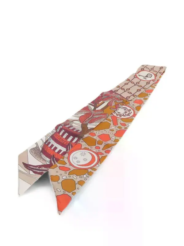 Hermès La Danse Des Amazones Twilly Scarf