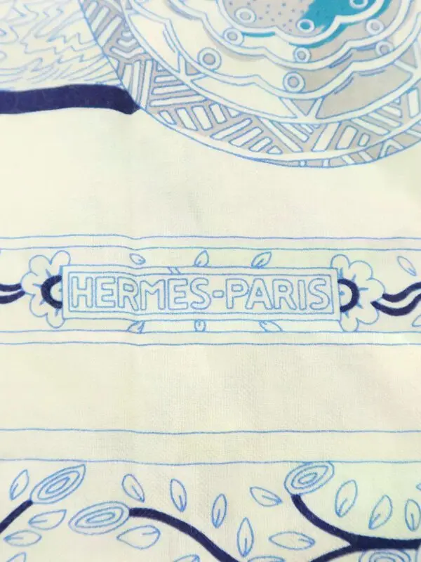 Hermès Graphic-print Scarf