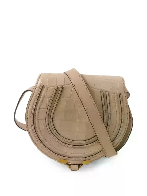 Chloé Small Marcie Saddle Cross Body Bag - Pink