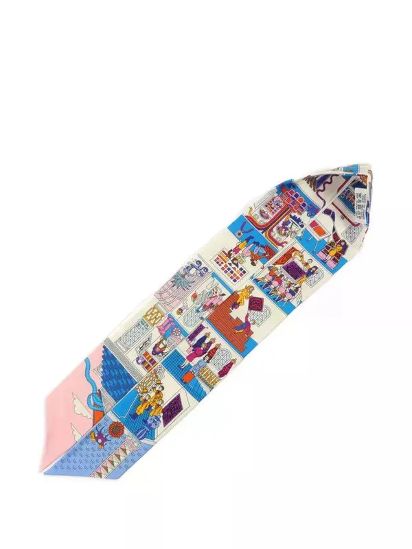 Hermès La Maison Des Carrés Twilly Scarf