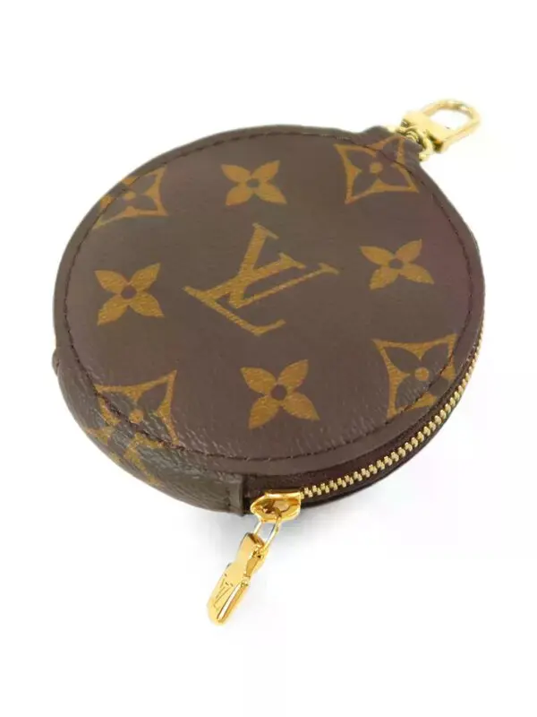 LOUIS VUITTON Monogram Canvas Shoulder Bag With Detachable Coin Purse - Brown