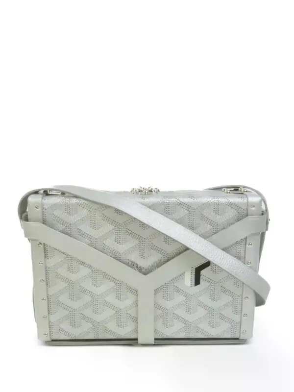 Goyard Minaudiere Trunk Shoulder Bag - Silver