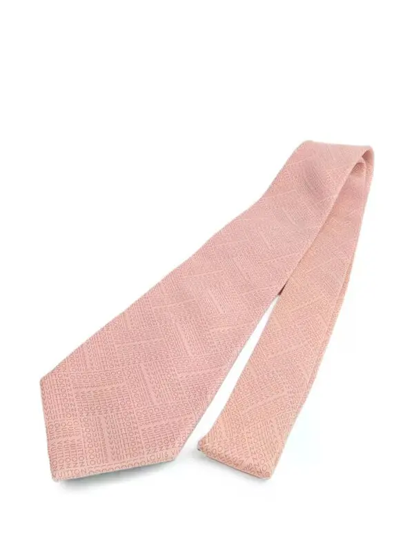 LOUIS VUITTON Logo-print Silk Tie