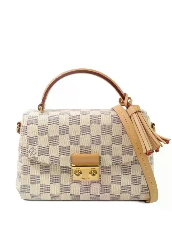 LOUIS VUITTON Croisette Damier Azur Shoulder Bag - Neutrals