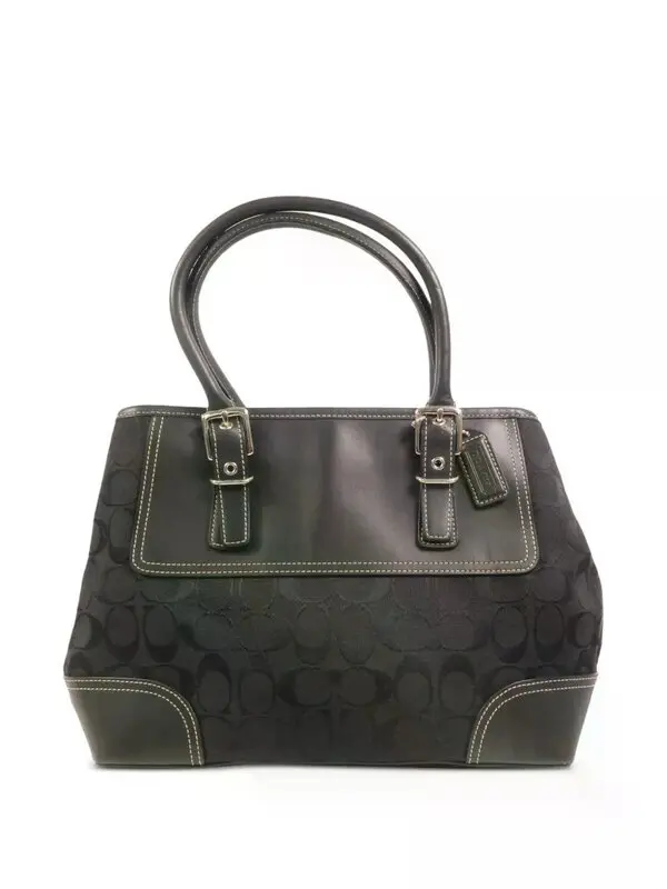 COACH VINTAGE Monogram Canvas Tote Bag