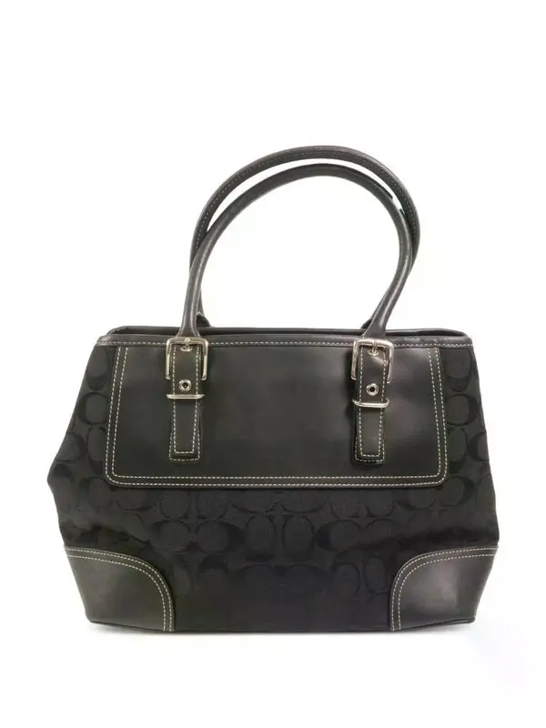 COACH VINTAGE Monogram Canvas Tote Bag