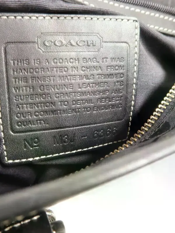 COACH VINTAGE Monogram Canvas Tote Bag
