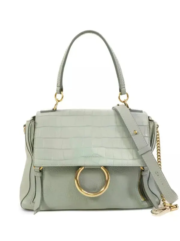 Chloé Ring Detail Shoulder Bag - Blue