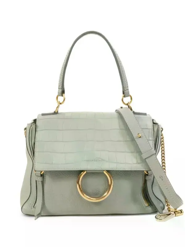 Chloé Ring Detail Shoulder Bag - Blue