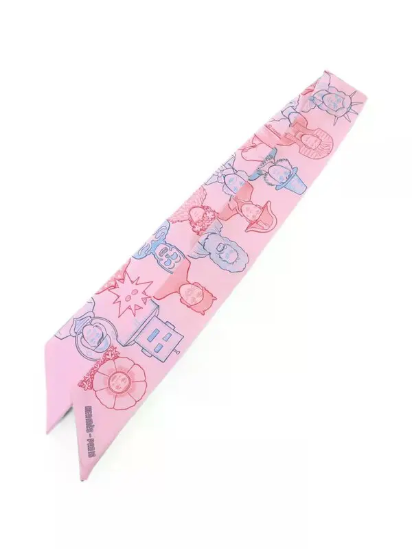 Hermès Twilly Printed Scarf