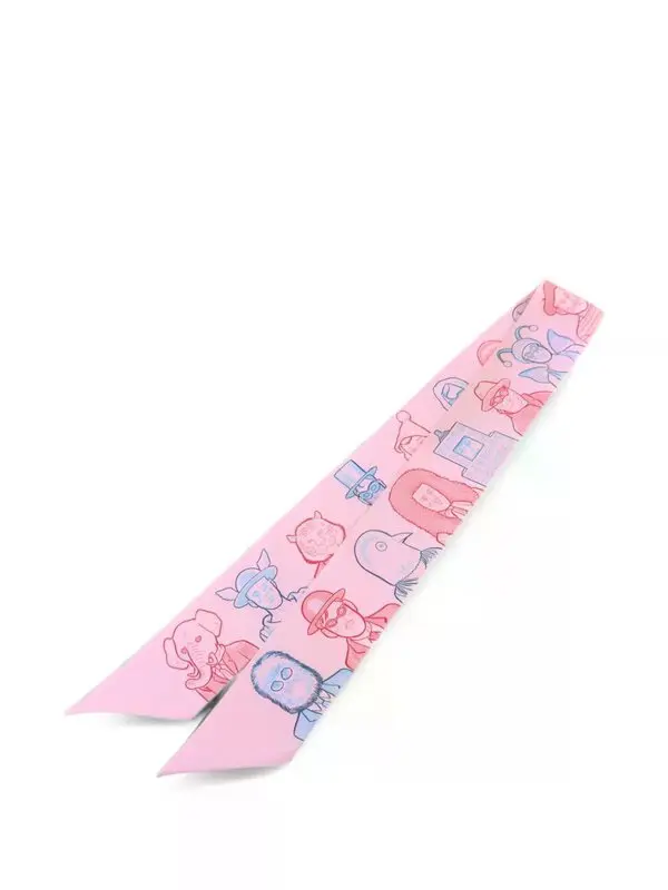 Hermès Twilly Printed Scarf