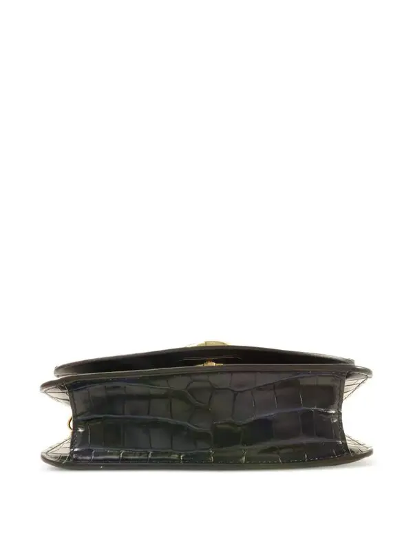 Chloé C Crocodile-effect Shoulder Bag