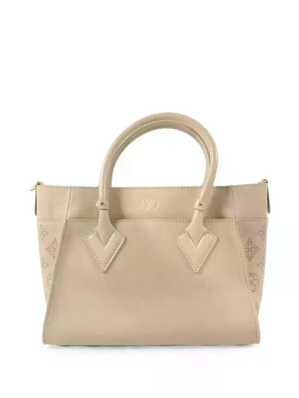 LOUIS VUITTON Mahina Calfskin Tote Bag - Neutrals