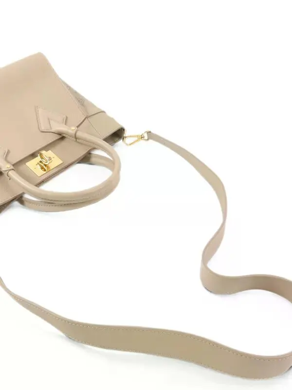 LOUIS VUITTON Mahina Calfskin Tote Bag - Neutrals