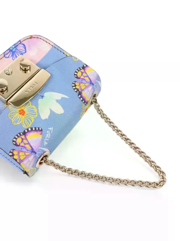Furla Mini Metropolis Butterfly-print Handbag