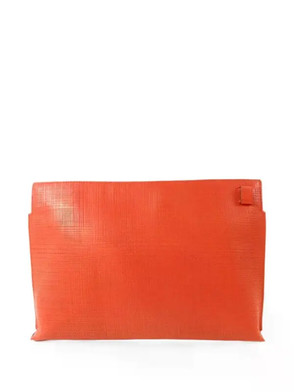 Loewe T Pouch Leather Clutch Bag
