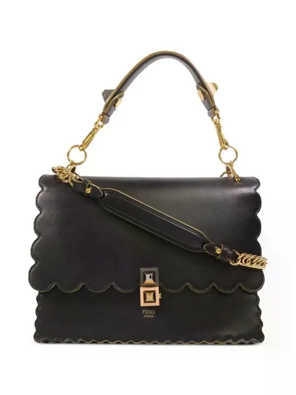 Fendi Kan I Scalloped Tote Bag