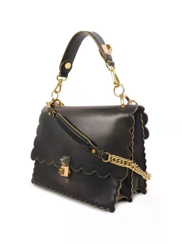Fendi Kan I Scalloped Tote Bag
