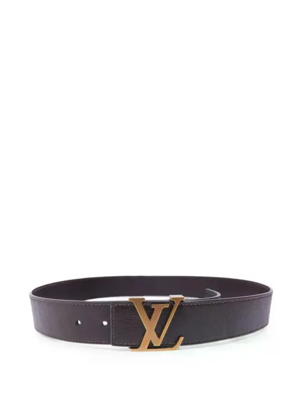 LOUIS VUITTON Logo Leather Belt