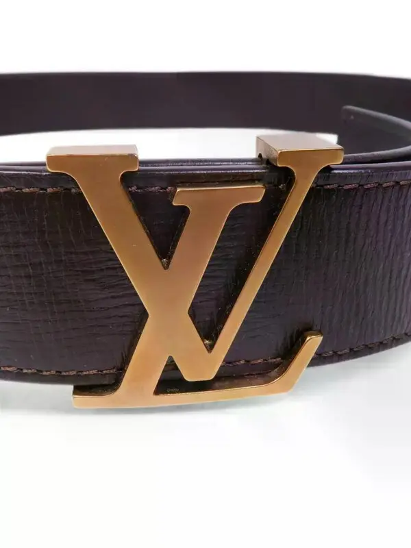 LOUIS VUITTON Logo Leather Belt