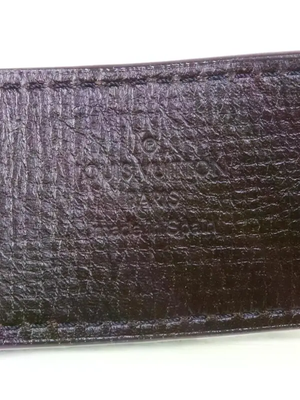 LOUIS VUITTON Logo Leather Belt