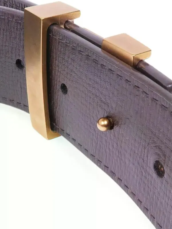 LOUIS VUITTON Logo Leather Belt