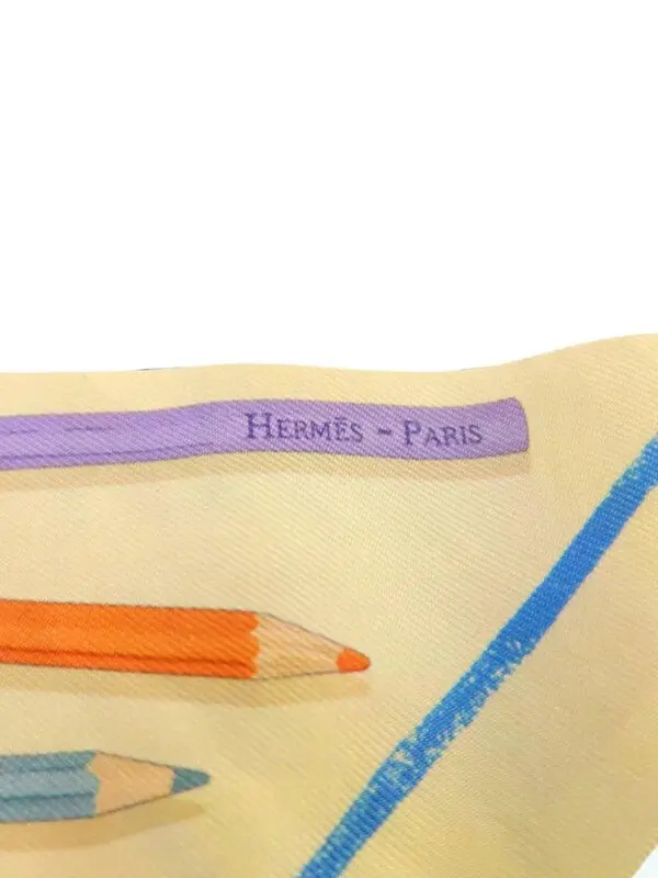 Hermès Twilly Graphic-print Scarf