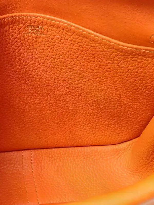 Hermès Halzan 25 Shoulder Bag - Orange