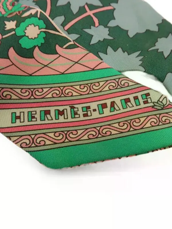 Hermès Twilly Floral-print Scarf