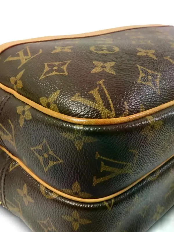 LOUIS VUITTON Monogram Reporter Pm Shoulder Bag - Brown