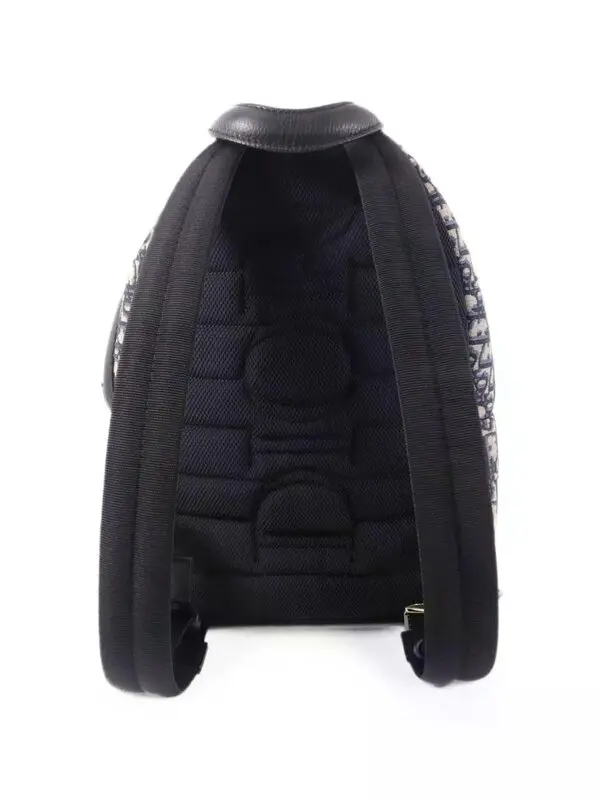 Dior Rider Monogram-pattern Backpack - Blue