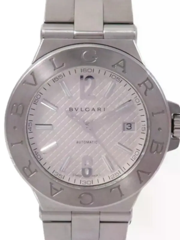 BVLGARI Diagono Date 40mm Watch - Silver