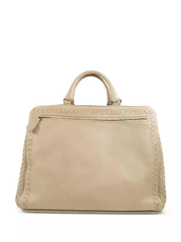 Bottega Veneta Intrecciato Leather Tote Bag - Neutrals