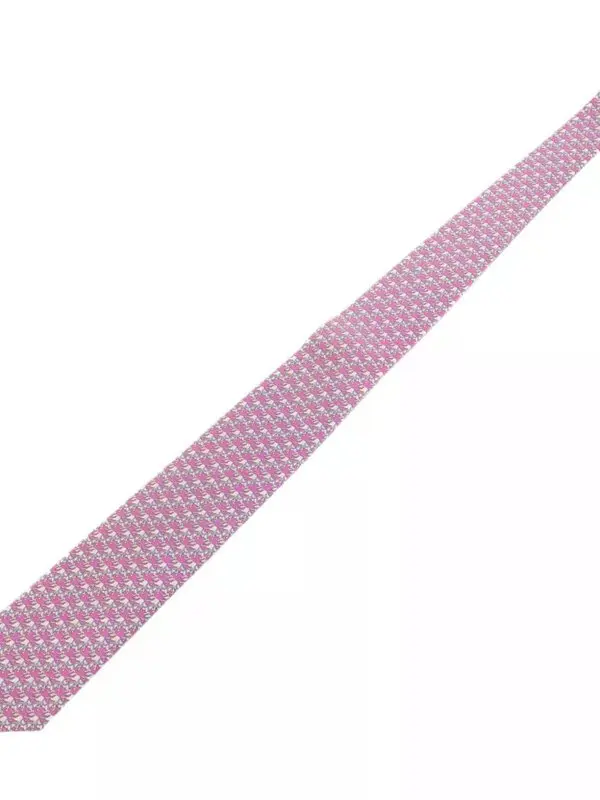 Hermès Horse-print Silk Tie