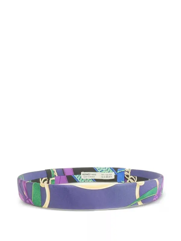 Hermès Silk Headband - Purple