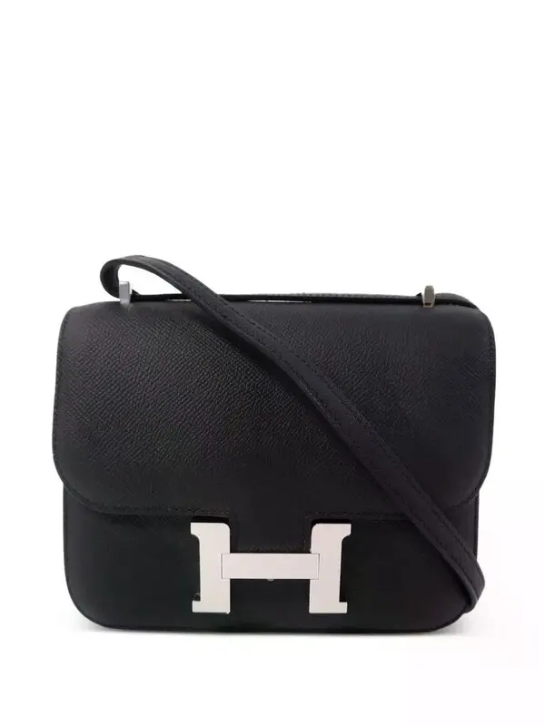 Hermès Mini Constance Shoulder Bag - Black