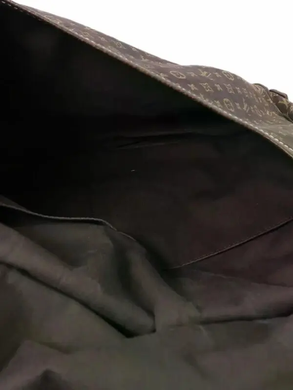 LOUIS VUITTON Monogram Mini Lin Saumur Shoulder Bag - Brown