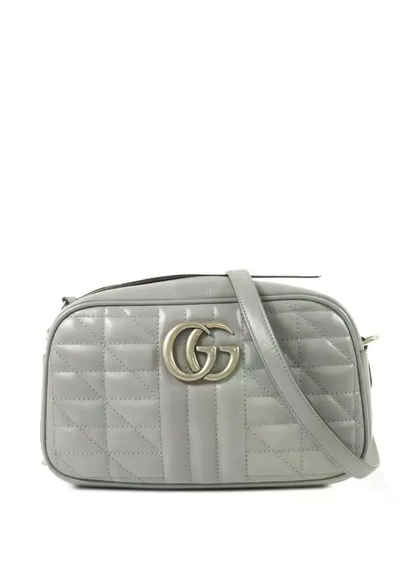 Gucci Gg Marmont Shoulder Bag - Grey