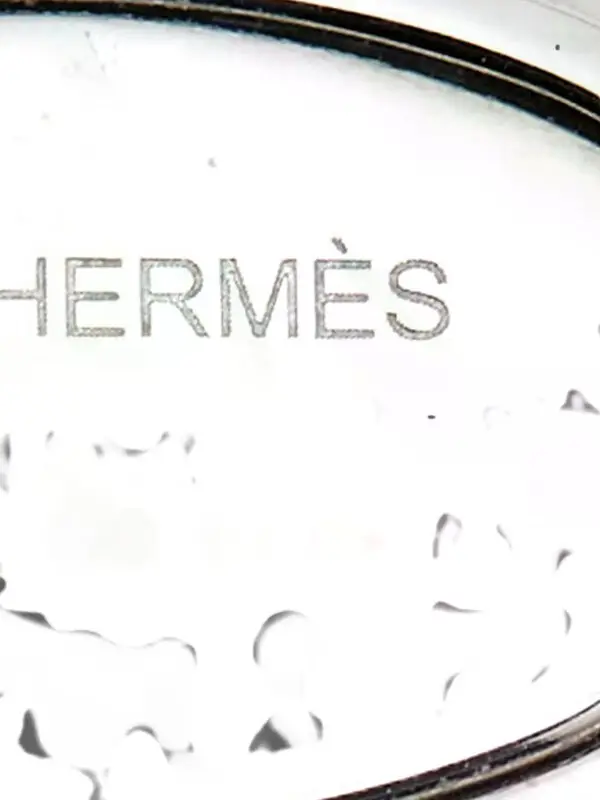 Hermès Mini Maillon Enamel Earrings