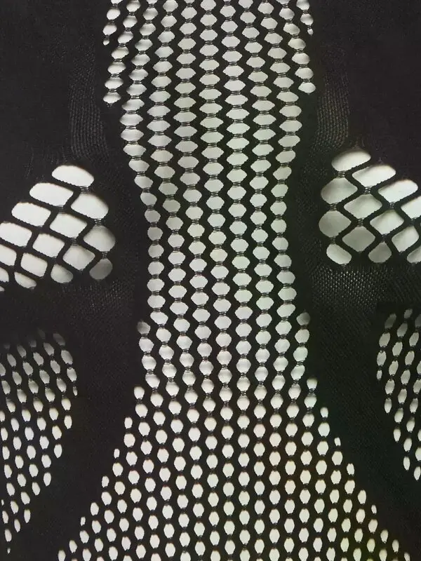 Attico Mesh High-neck Bodysuit