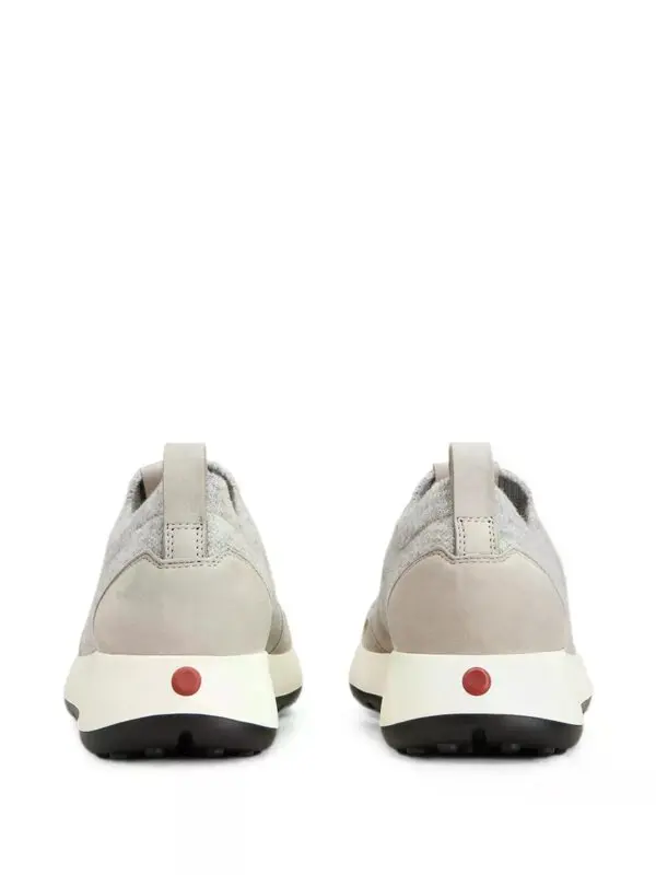 TOD'S Red Dot Socks Sneakers In Knit And Suede