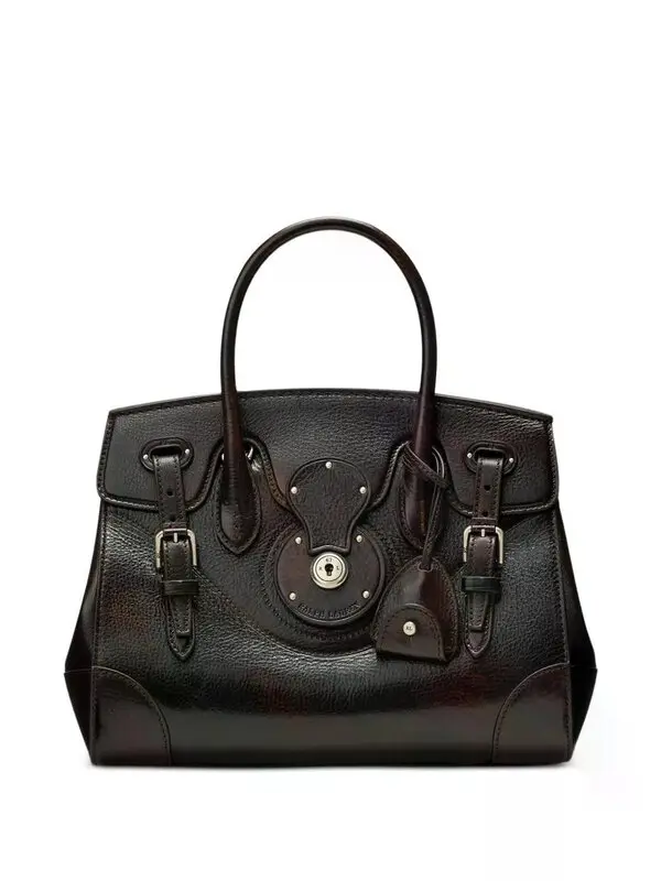 Ralph Lauren Soft Ricky Distressed Leather Tote Bag