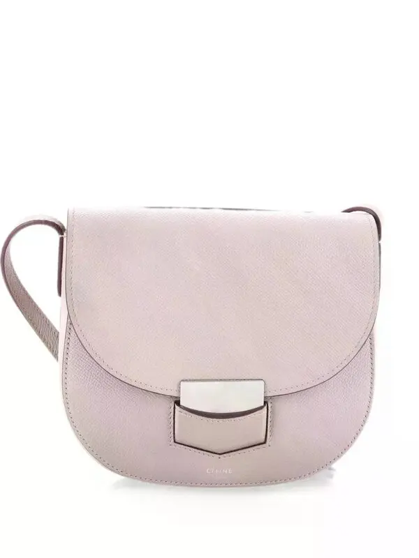 Celine Trotteur Grainy Leather Small Crossbody Bag