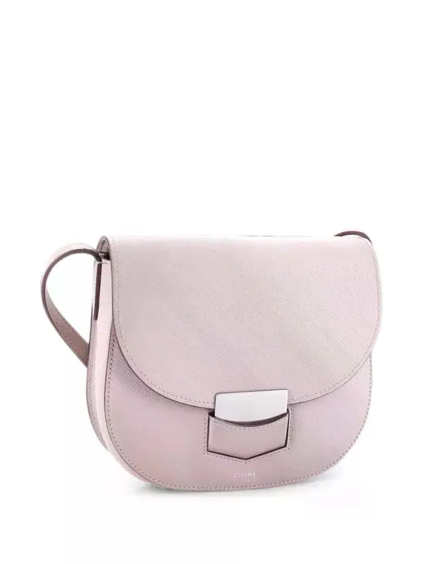 Celine Trotteur Grainy Leather Small Crossbody Bag